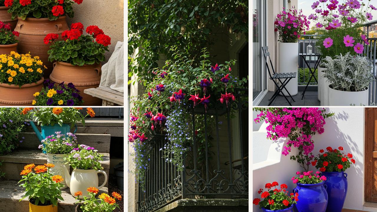 Verwunderlich Sommerblumen Im Topf Fotos