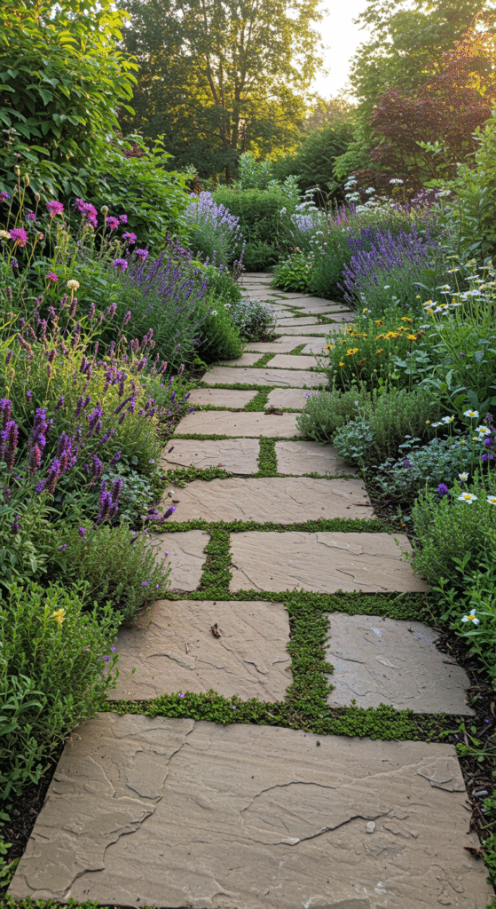 Garten Steine Weg